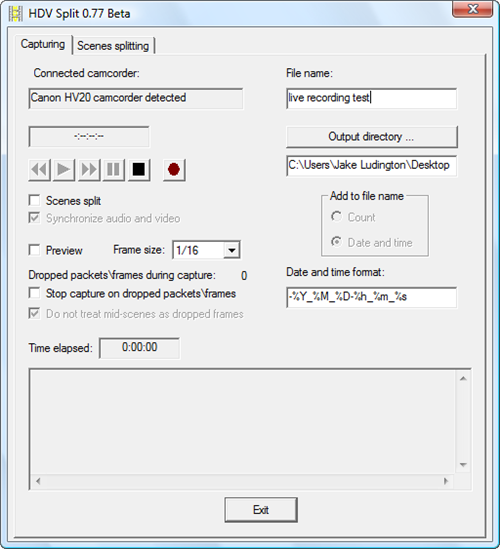 Capture HDV Direct to Hard Drive – Jake Ludington